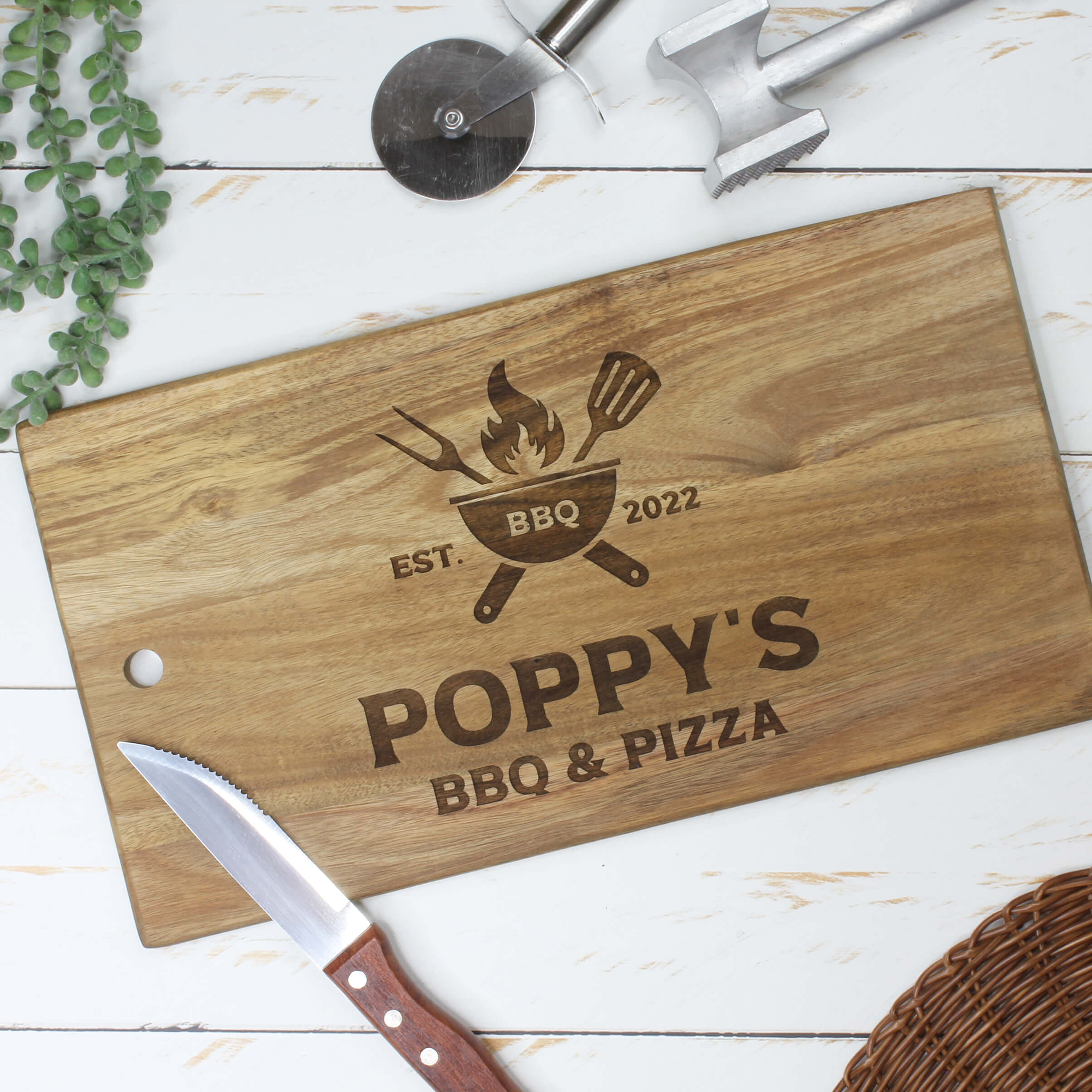 BBQ Chopping Board | BBQ Gifts For Him – Meridian Etch