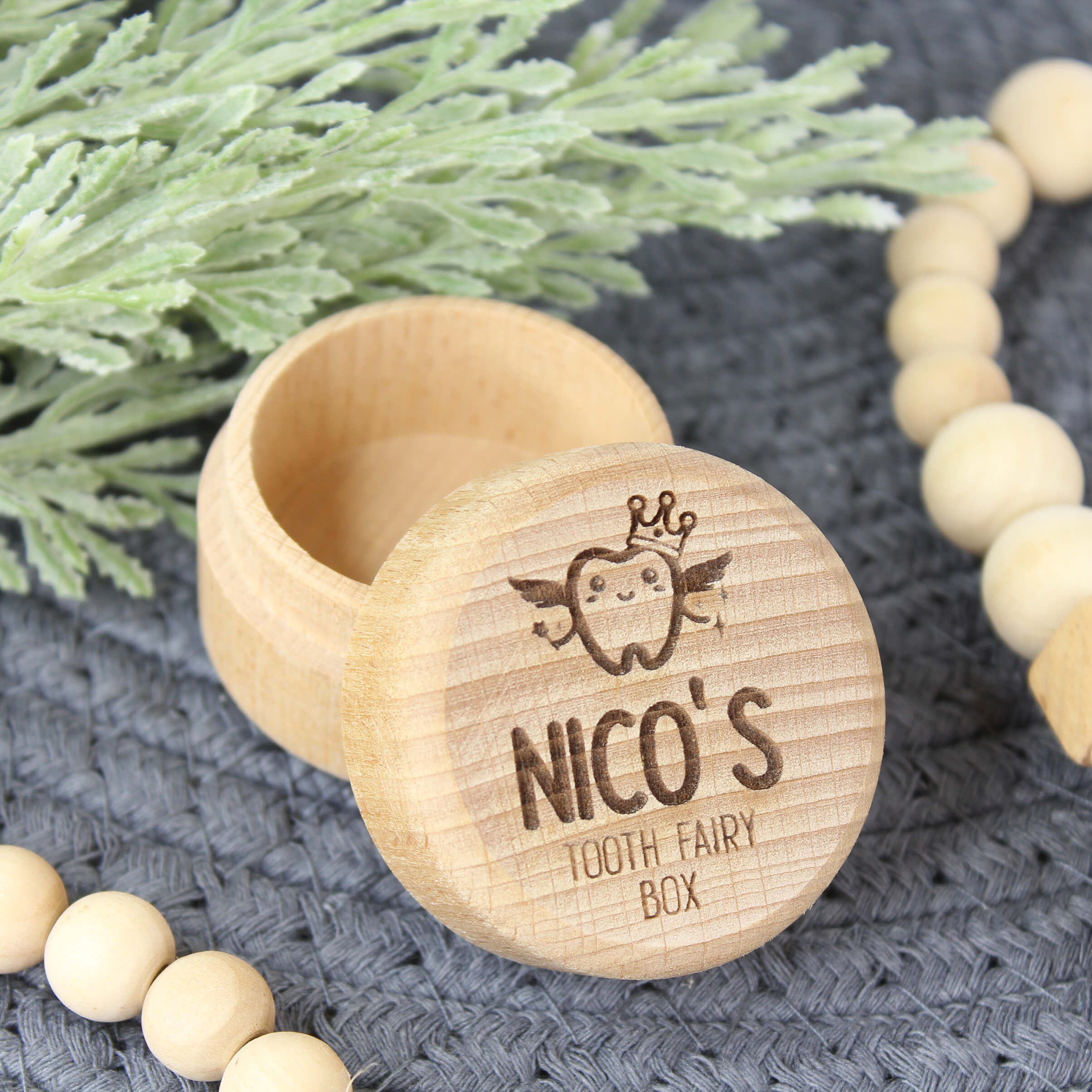 Personalised Tooth Fairy Box – Meridian Etch