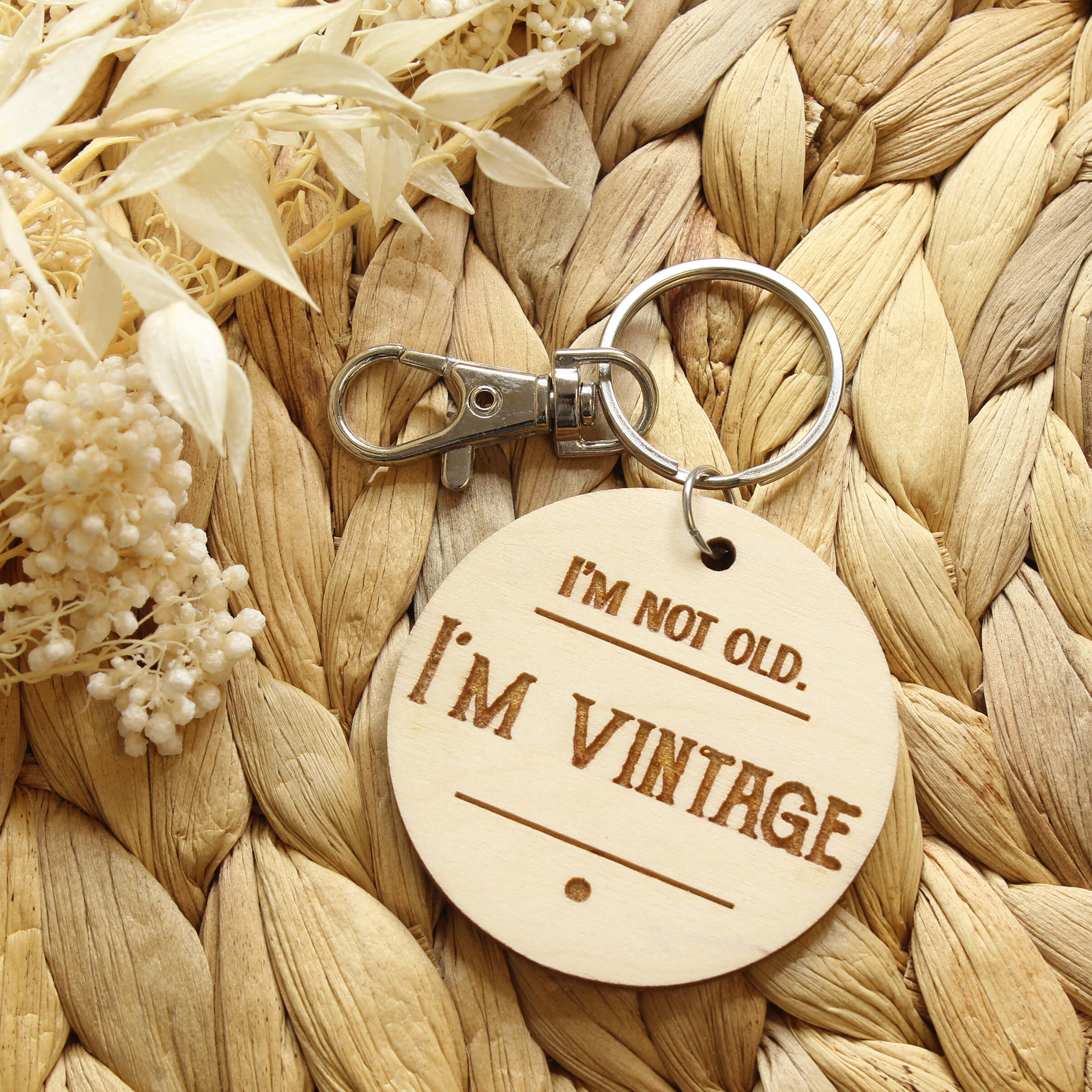 Funny Keyring | Funny Gift for Dad or Grandpa – Meridian Etch