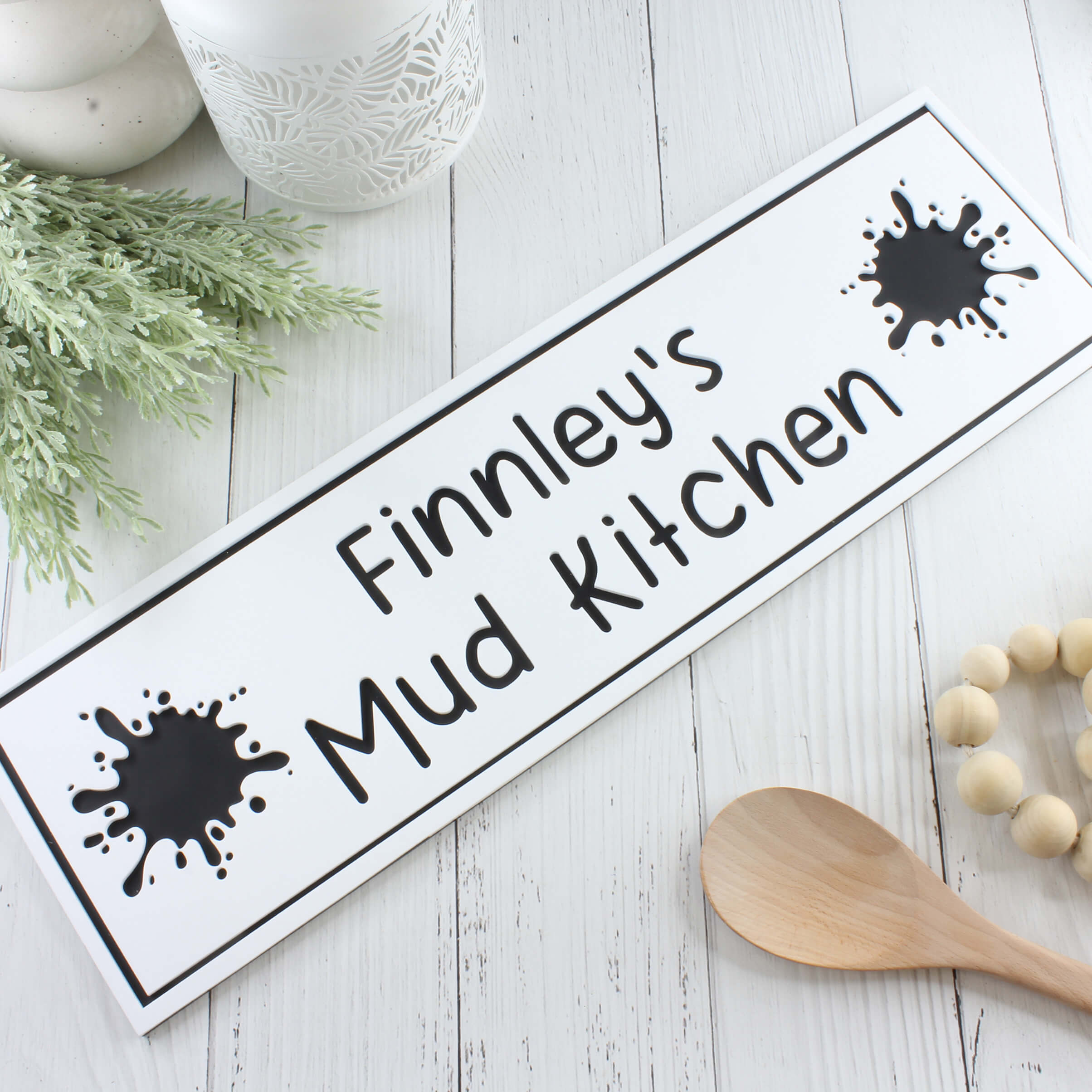 Mud Kitchen Sign | Meridian Etch
