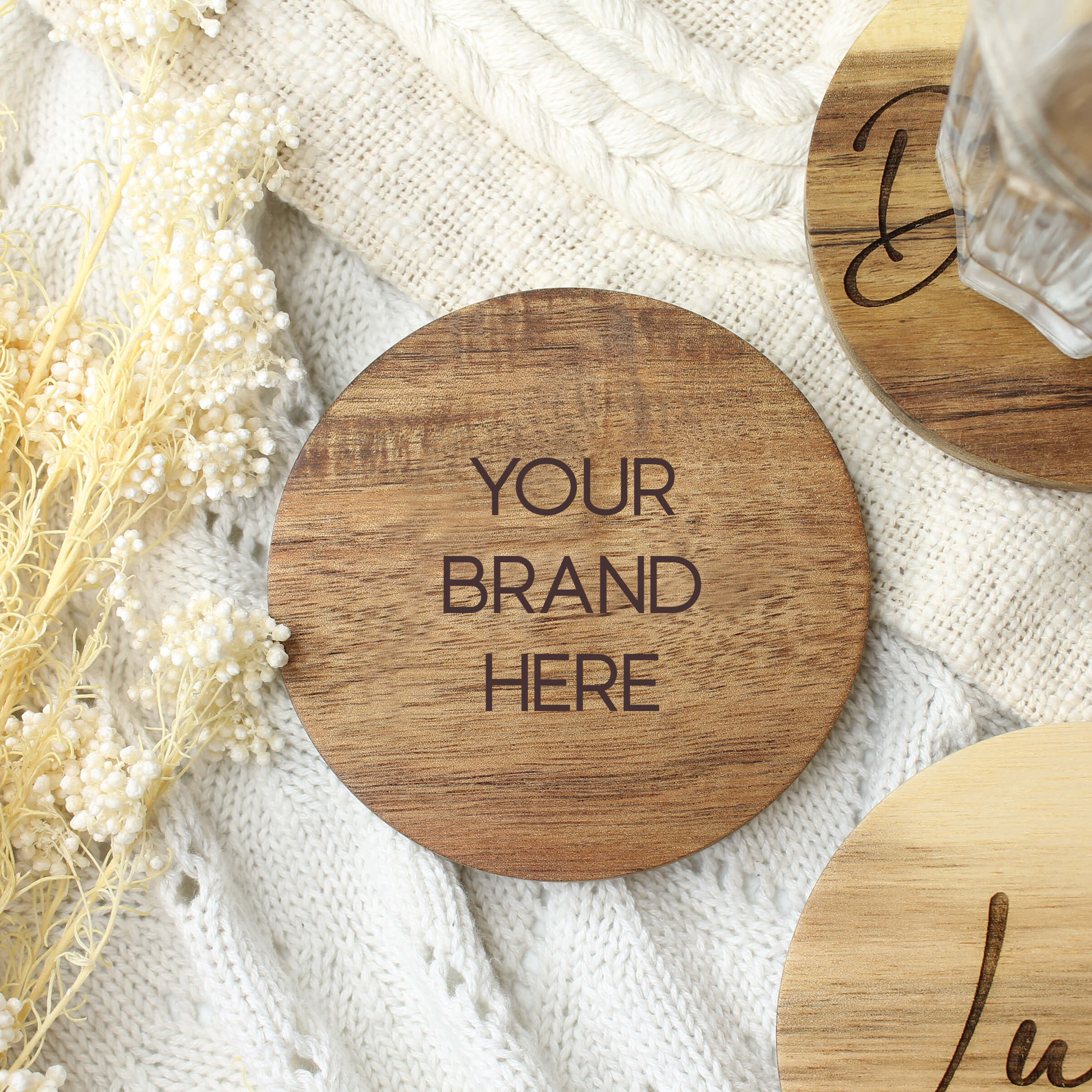 Promotional Coasters | Branded Wooden Coasters – Meridian Etch