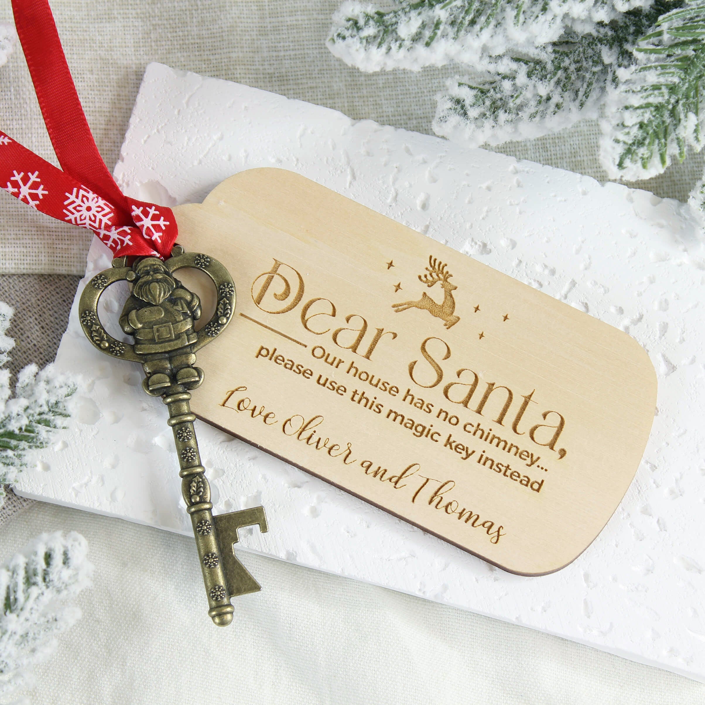 Santa Key Australia - Personalised Santa Key – Meridian Etch