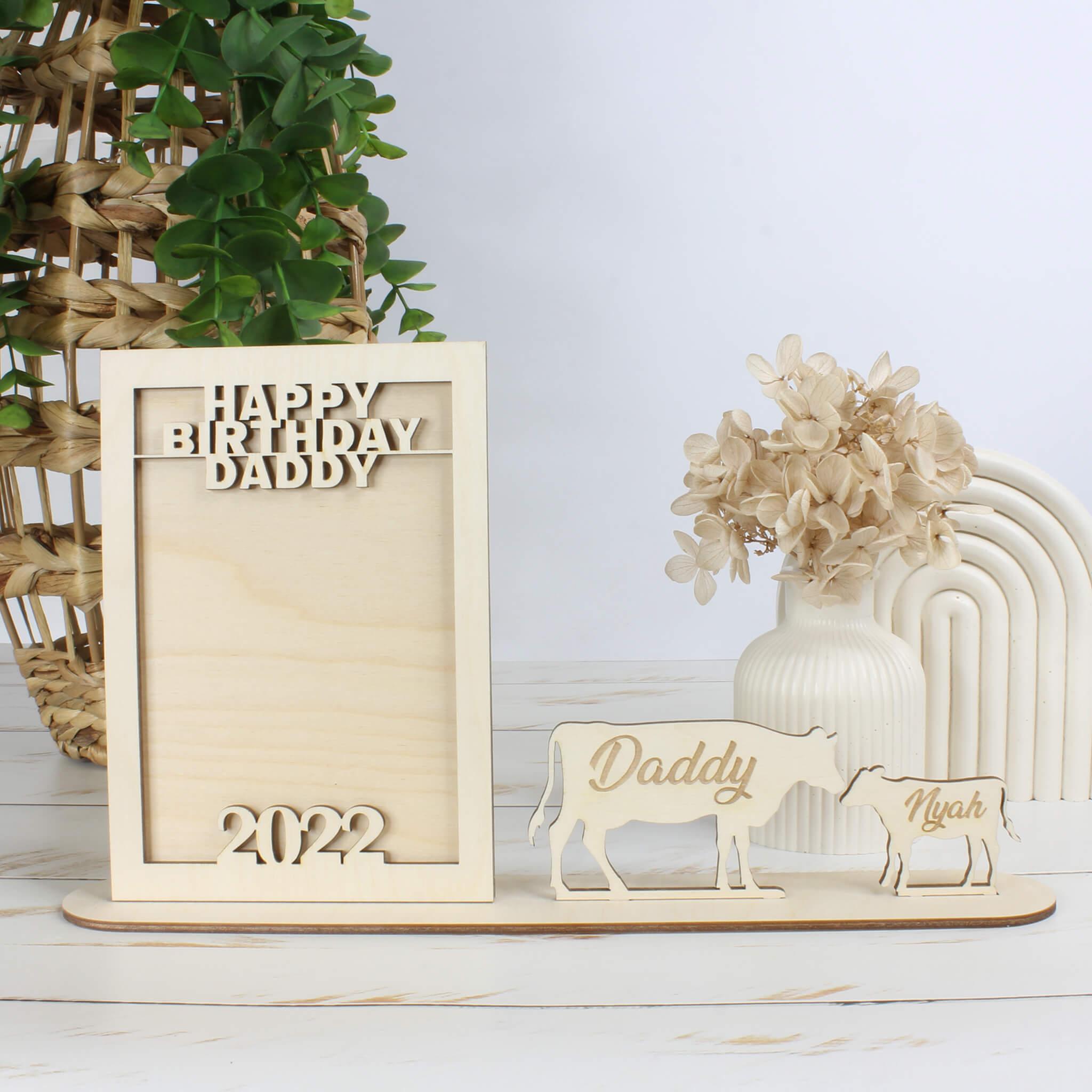 Dad Photo Frame | Unique Gift For Dad – Meridian Etch