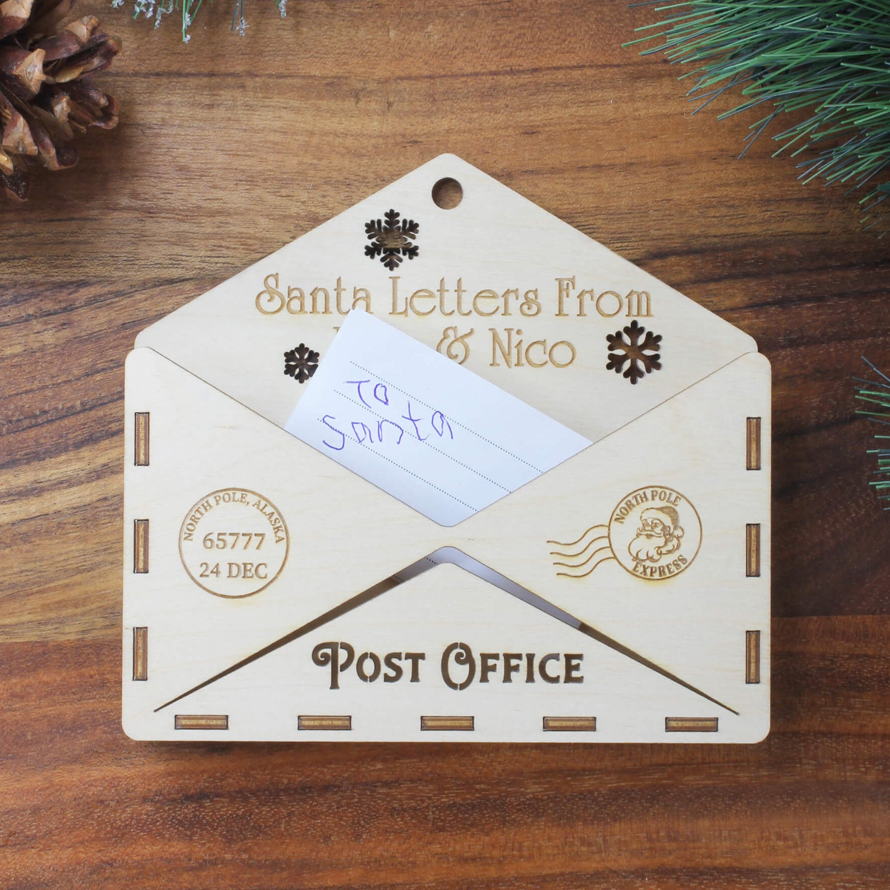 Santa Letter Envelope - Letter to Santa – Meridian Etch
